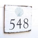Beach Address Sign Coastal Address Signhouse Number Plaque - Etsy