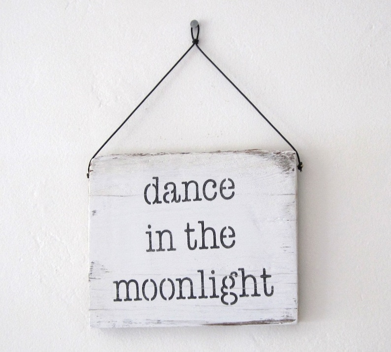 Dance Sign Dance Decor Dance Wood Sign Moon Signs Dance in - Etsy