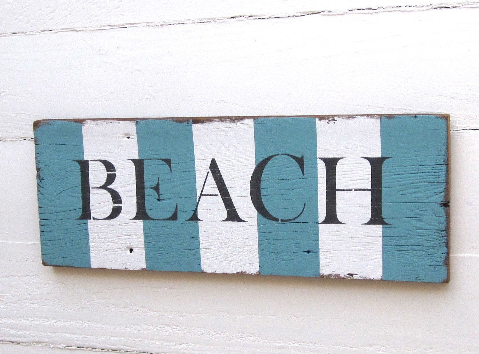 Rustic Beach Sign Rustic Beach Decor Coastal Beach Decor - Etsy