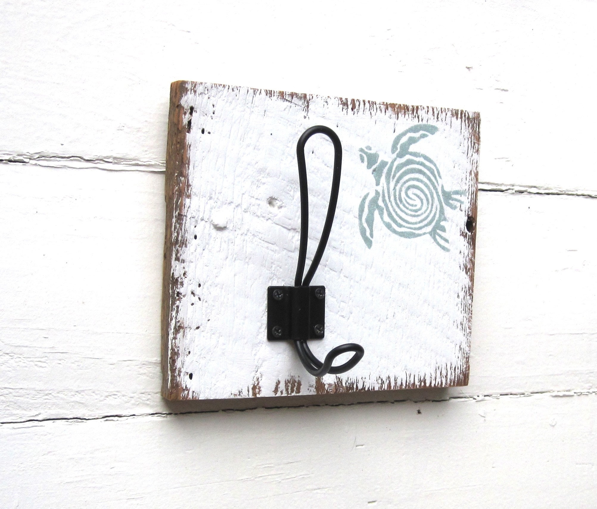 Sea Turtle Wall Hook Beach Decor Coastal Decor Entryway | Etsy