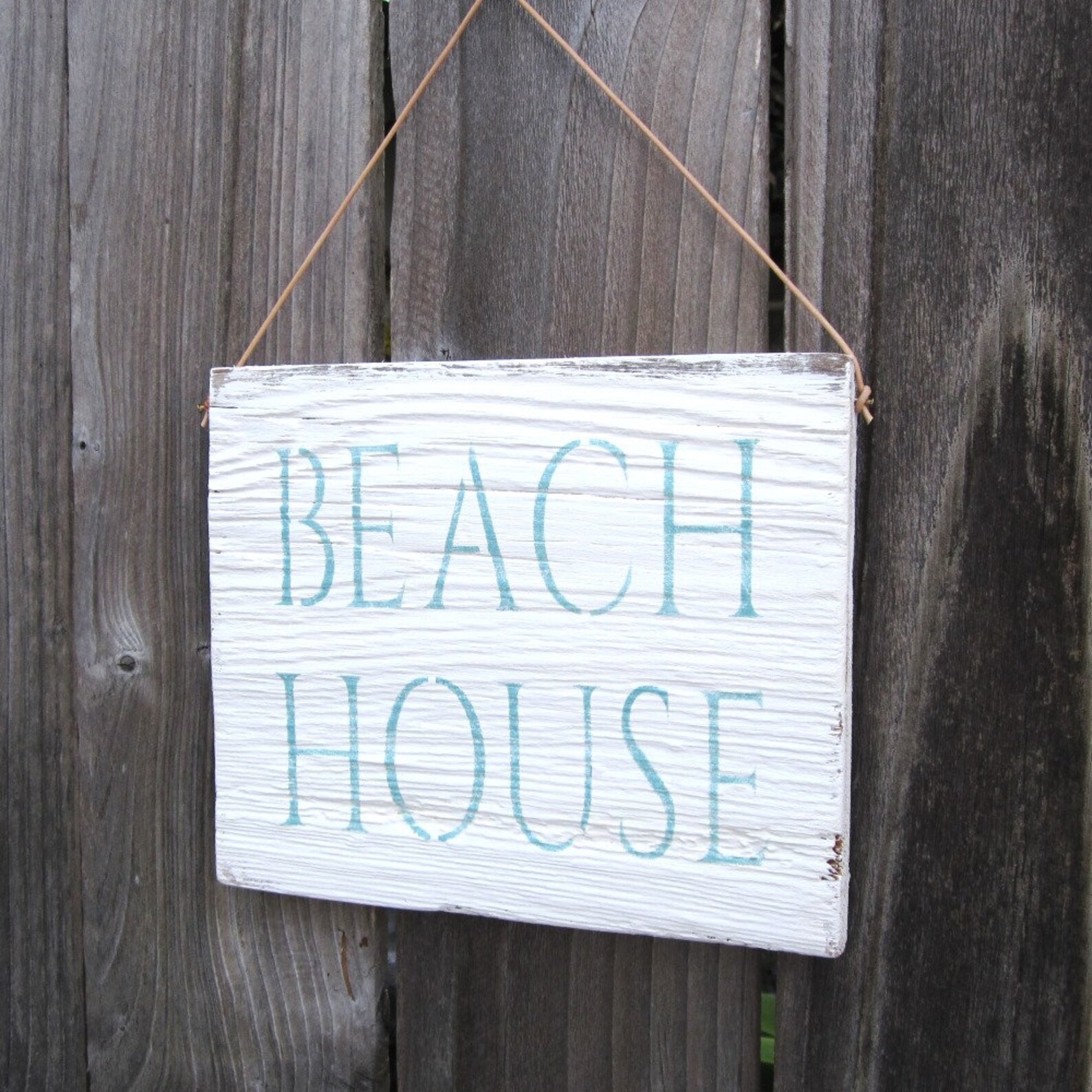 Rustic Beach Decor, Distressed Beach House Sign, Beach House Decor ...