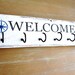 Entryway Key Holder, WELCOME Key Rack, Key Holder for Wall, Key Hooks ...