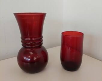 Red Carafe - Etsy