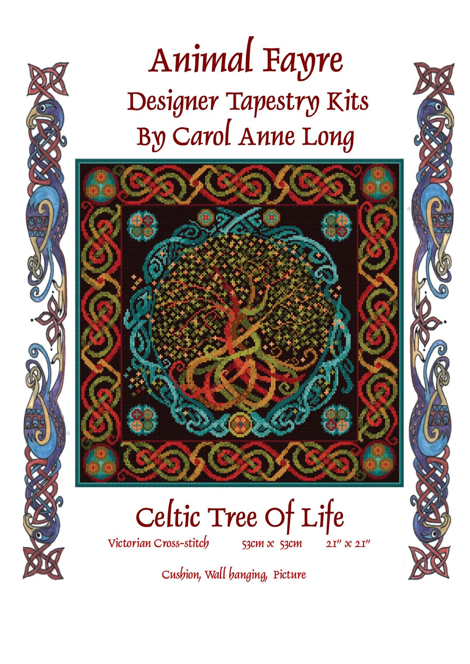 Tapestry Kit - Celtic Tree of Life, Counted Cross-stitch, Needlepoint ...