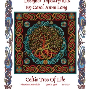 Tapestry Kit - Celtic Tree of Life, Counted Cross-stitch, Needlepoint ...
