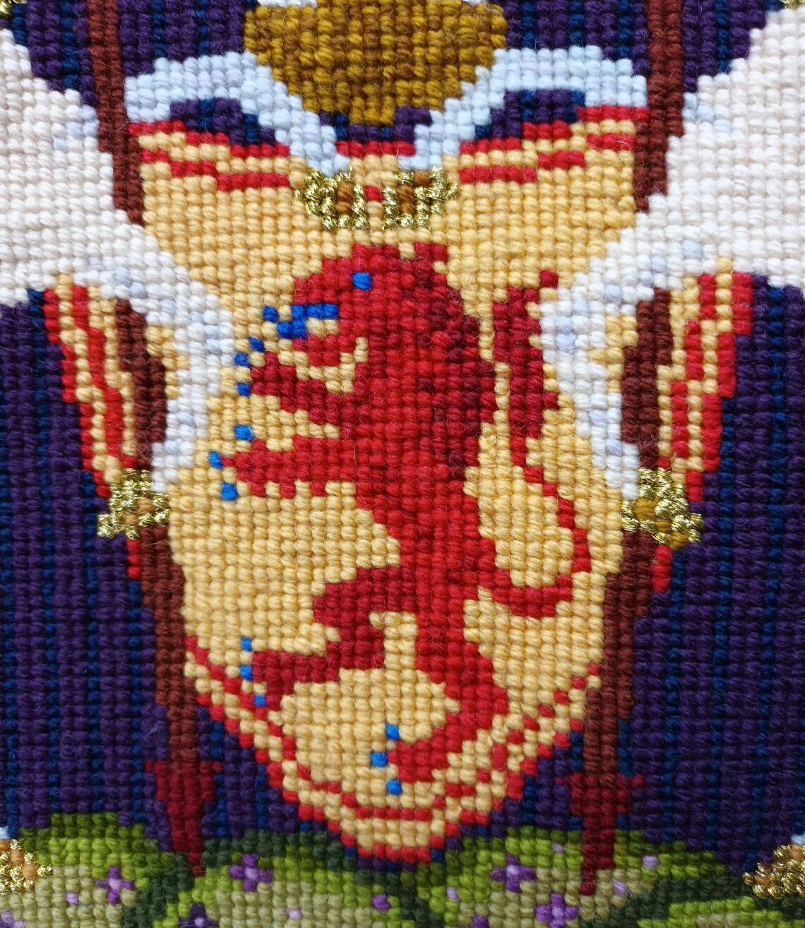 Tapestry Kit - Scottish Coat of Arms, Unicorn, Saltire, Scotland ...