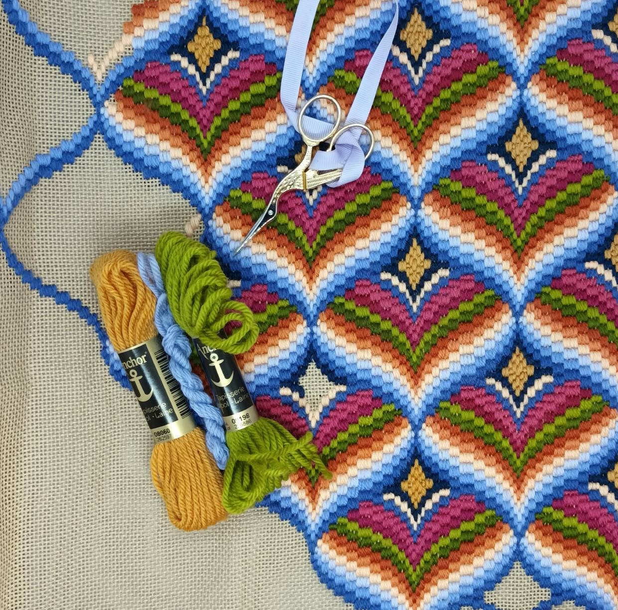 Bargello Kit, Florentine,embroidery, Traditional,historical ...