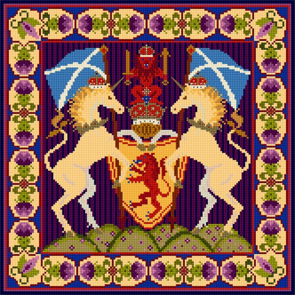 Scotland Coat of Arms Tapestry - Etsy