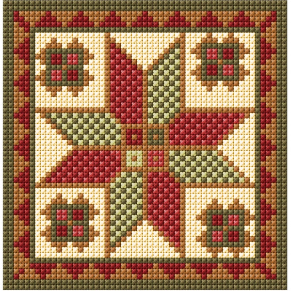 Needlepoint Star Pillow - Etsy