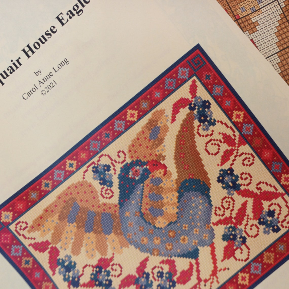 Eagle Tapestry, PDF DIGITAL DOWNLOAD, Pattern Chart Pillow, Picture ...