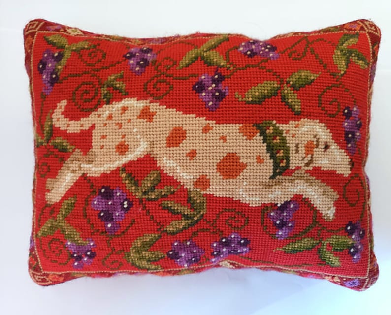 Tapestry Kit-spotted Hound, Cushion, Counted Cross-stitch, Historical ...