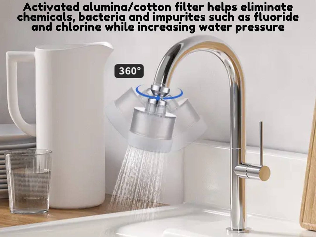 Water Faucet Filter Remove Chlorine, Fluoride, Lead, Arsenic ...
