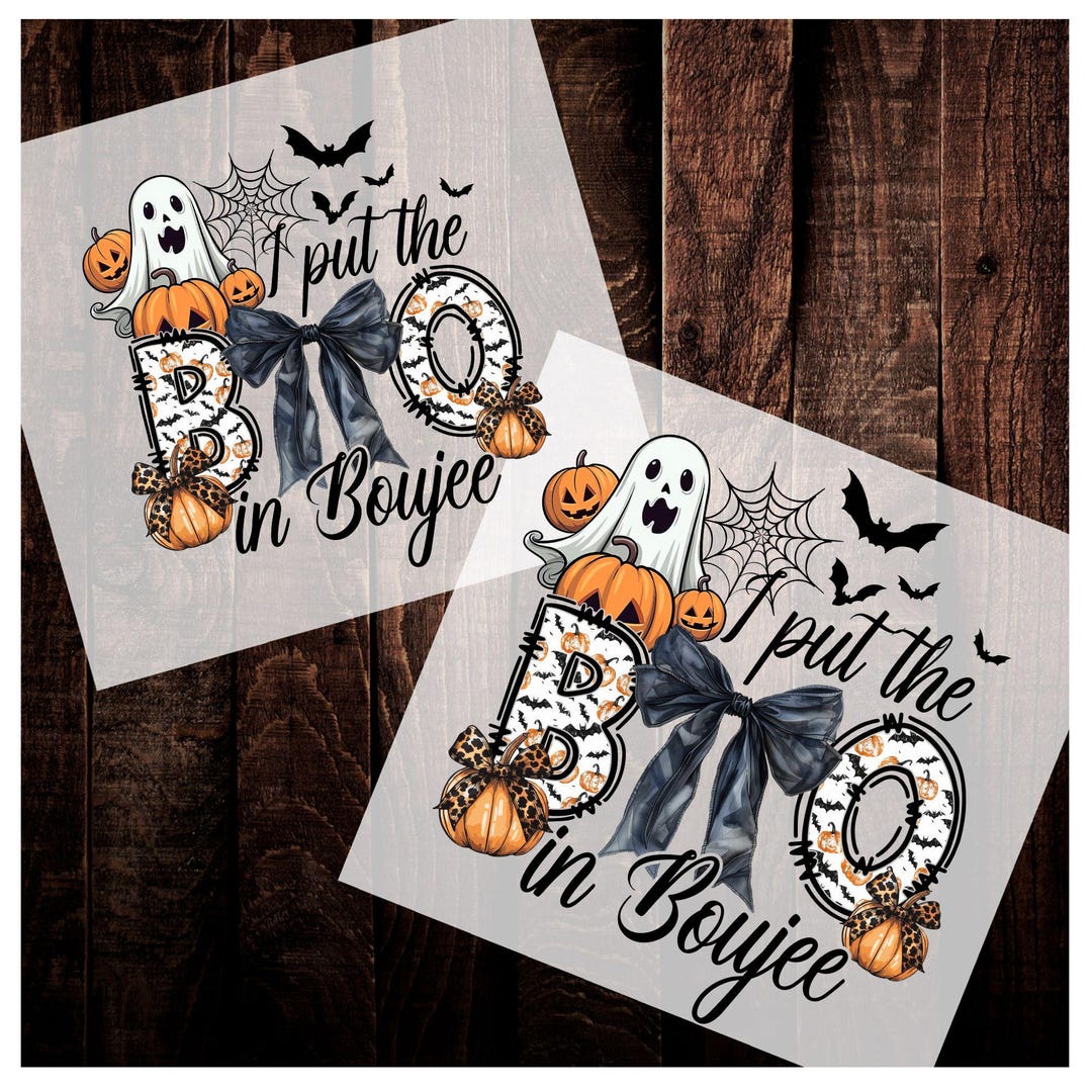 Halloween DTF Prints, Ghost DTF Prints, Spooky DTF Prints, Bougee Ghost ...