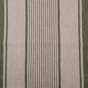 100% Linen Fabric 280gsm. Striped . Heavy, Thick, Dense. French Linen ...