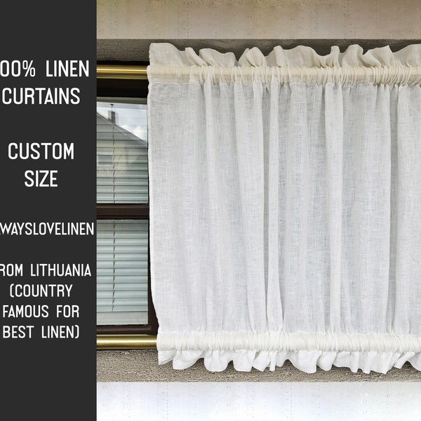 Sheer Top and Bottom Rod Curtains - Etsy