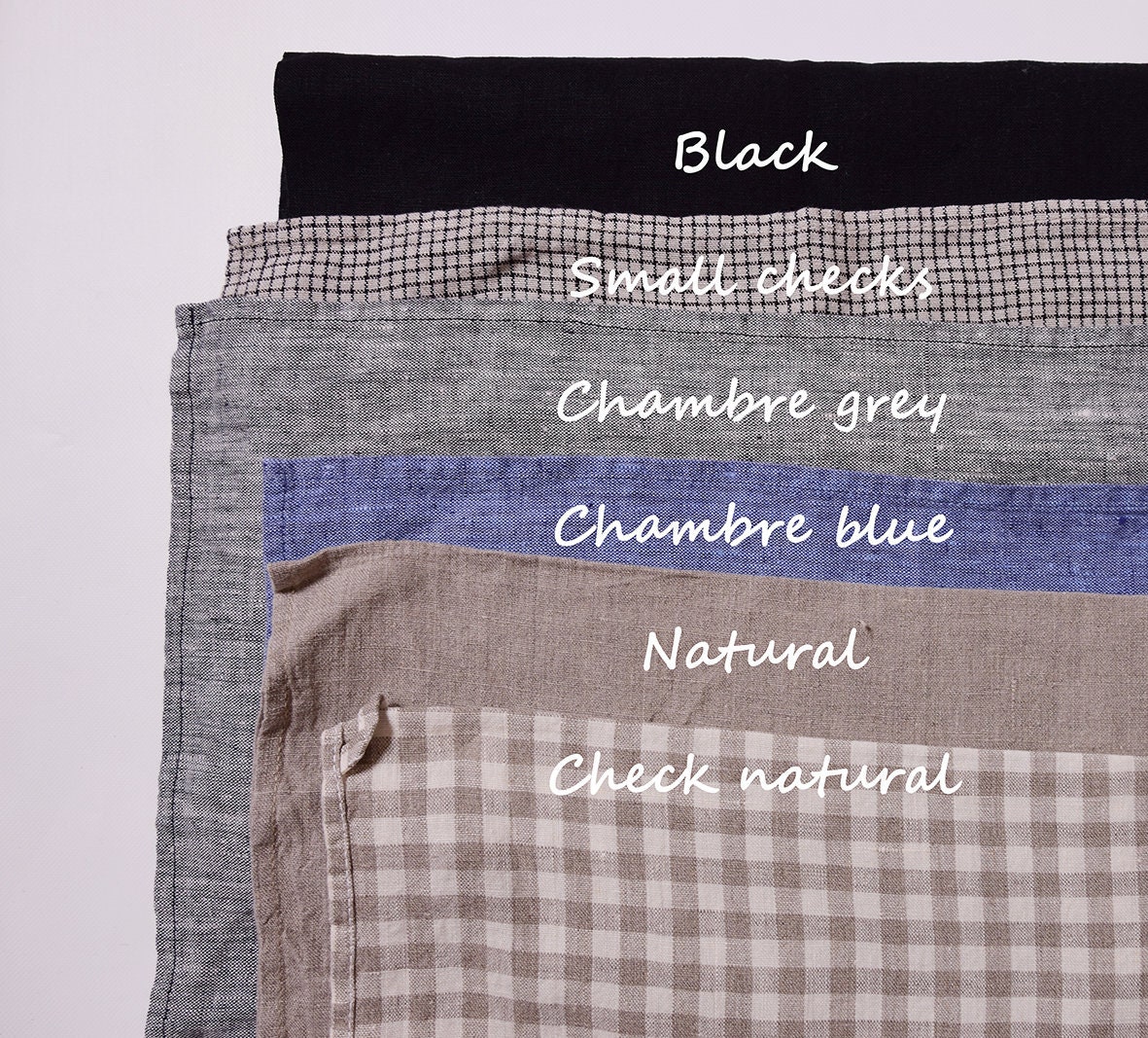 100% Linen Tablecloth Small Squares PREWASHED Table Cloth - Etsy