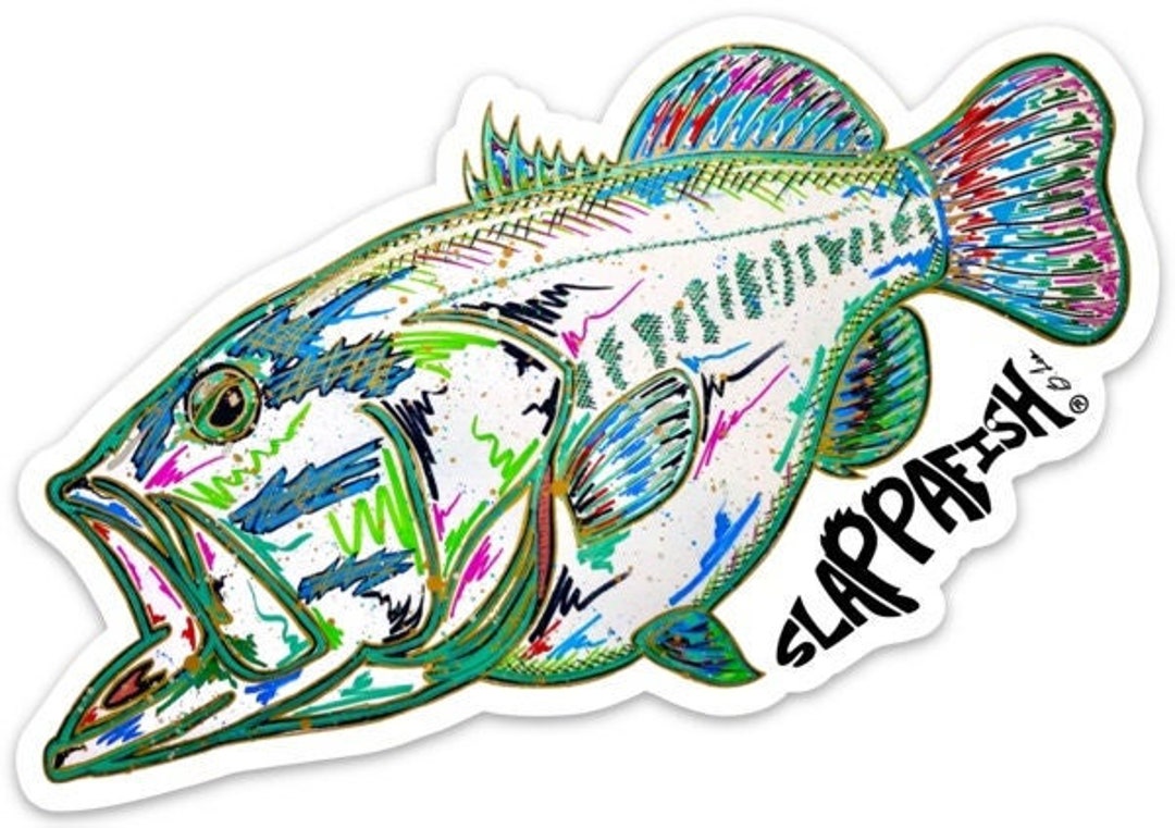 Largemouth Bass Sticker, 5 Inch - Etsy