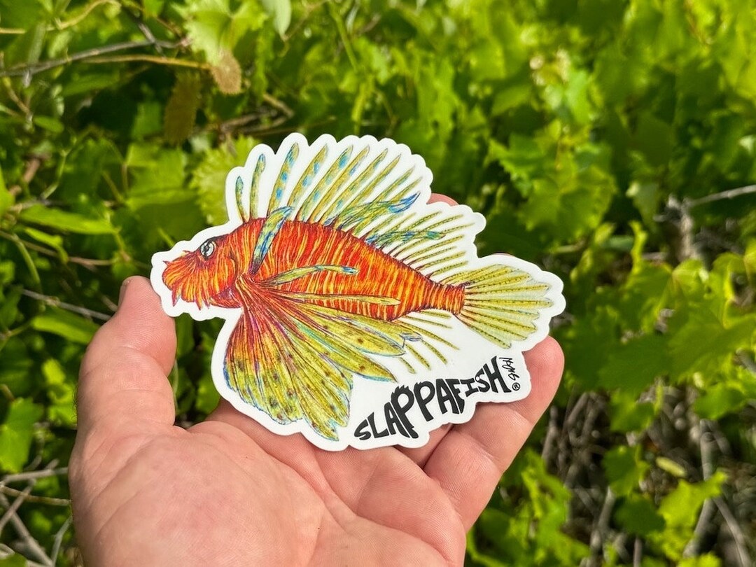 Lionfish Sticker, 5 Inch - Etsy