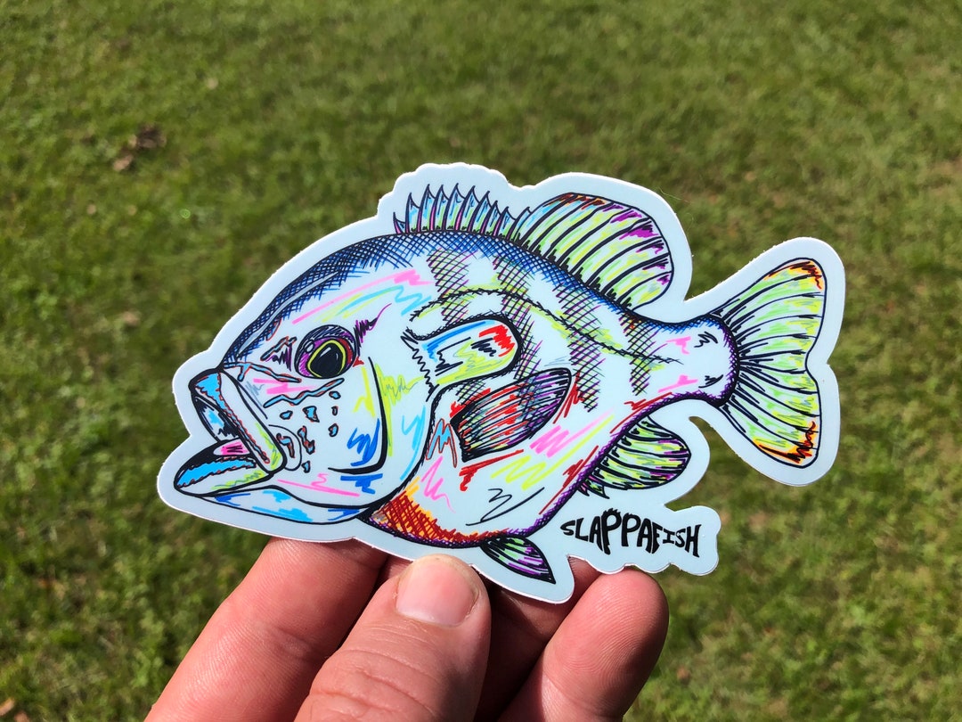 Redbreast Sunfish Sticker, 5 Inch - Etsy