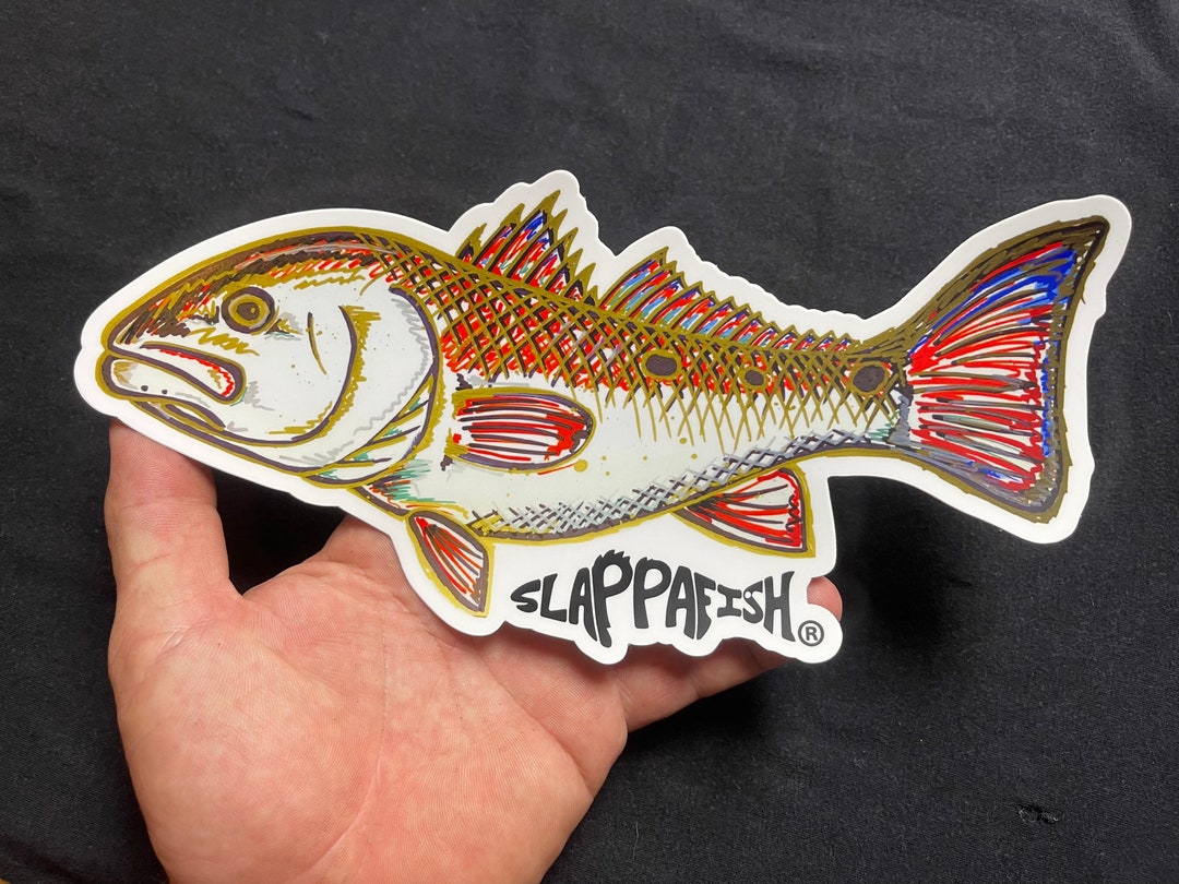 Redfish Sticker, 10 Inch - Etsy