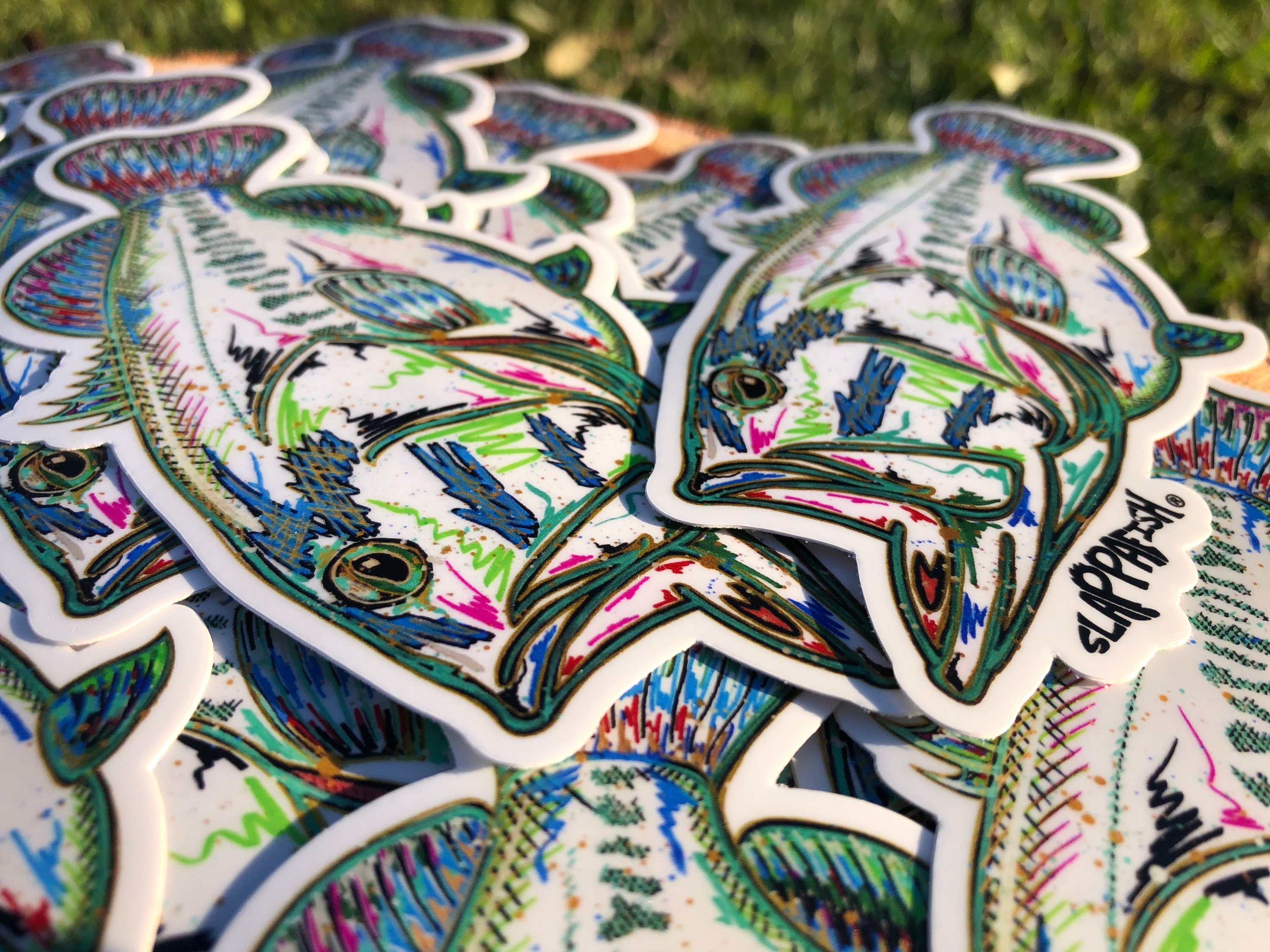 Largemouth Bass Sticker 5 Inch | Etsy