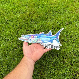 Barracuda Sticker, 10 Inch - Etsy