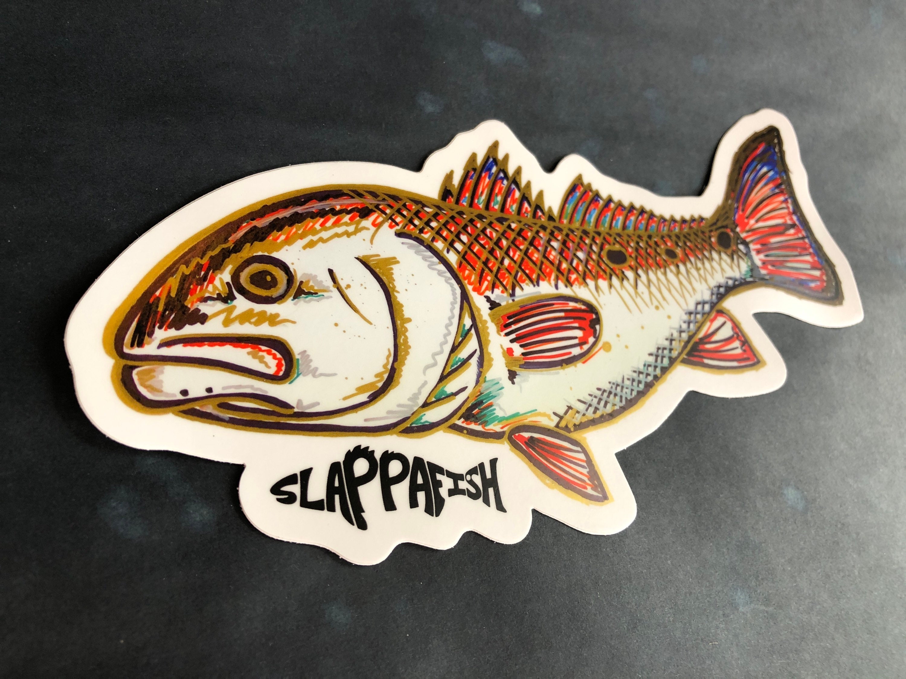 Redfish Sticker 5 Inch - Etsy UK