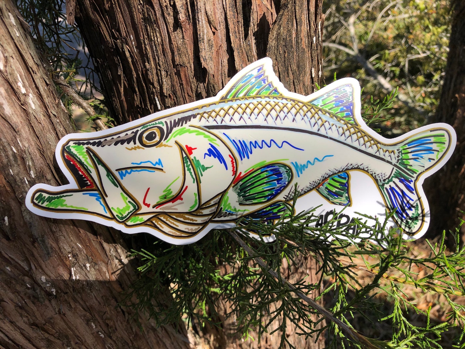 Snook Sticker 10 Inch | Etsy