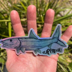 Bonefish Reflective Sticker 5 Inch - Etsy