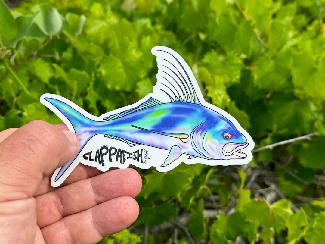 Rooster Fish Sticker 5 Inch - Etsy