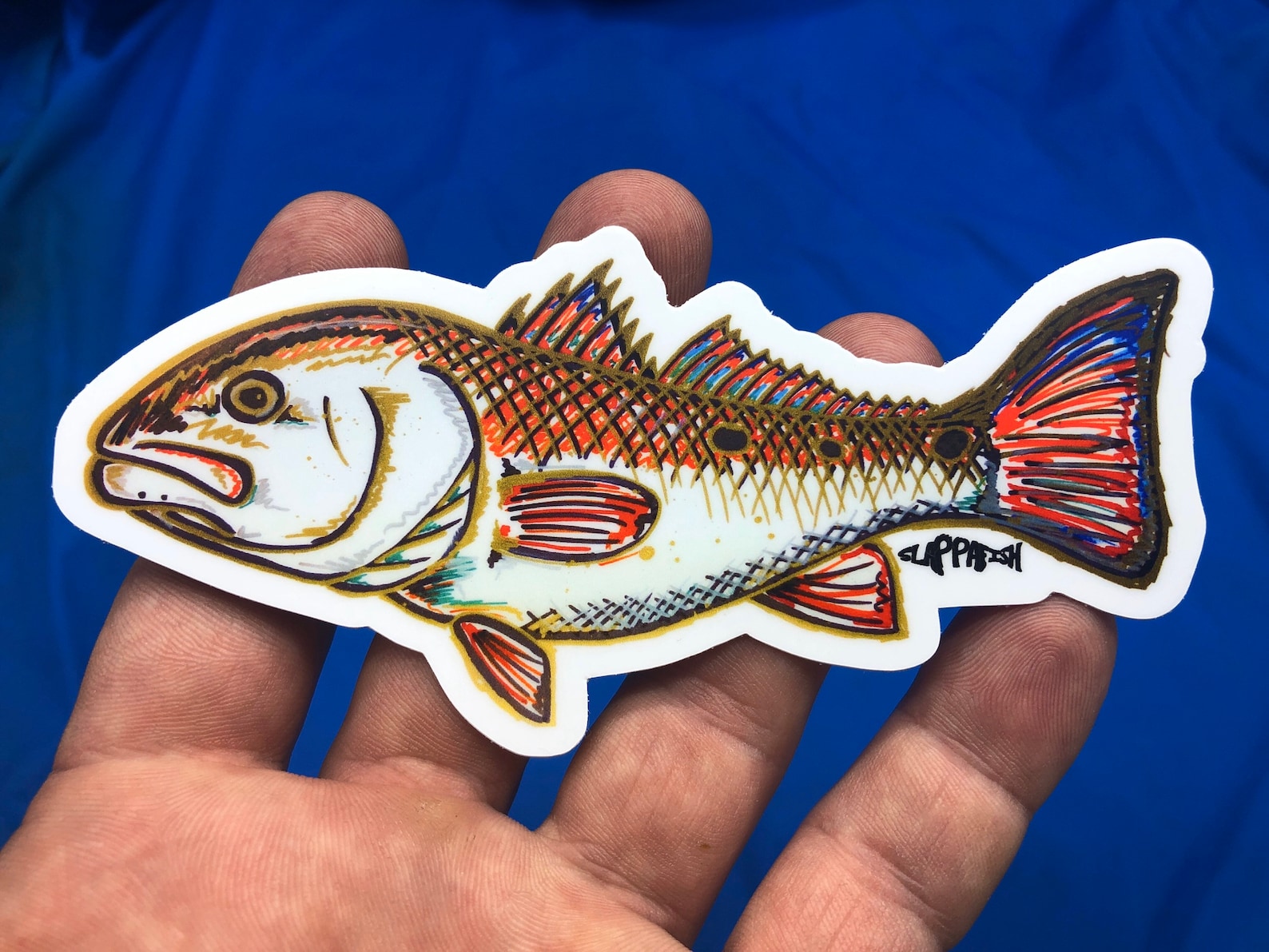 Redfish Sticker 5 Inch - Etsy UK