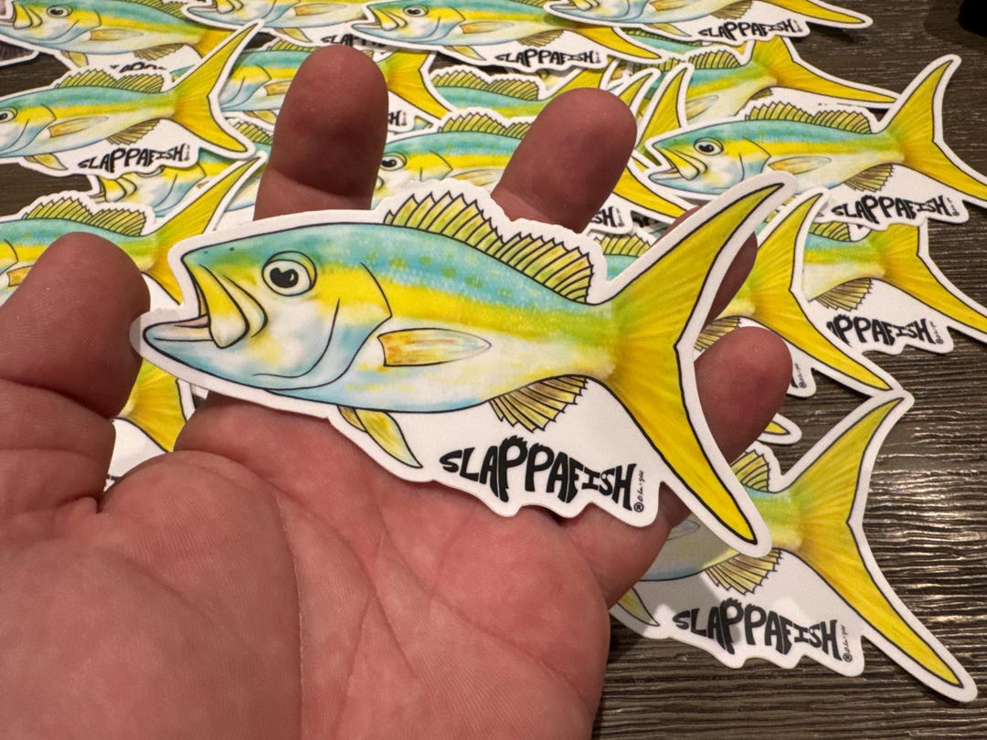 Yellowtail Snapper, 5 Inch Sticker - Etsy