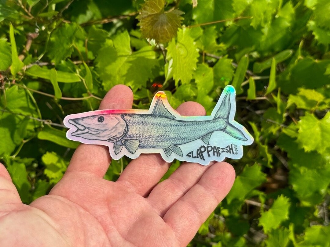 Bonefish Reflective Sticker, 5 Inch - Etsy