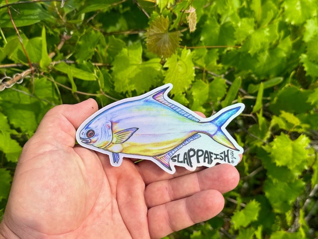 Pompano Reflective Sticker, 5 Inch - Etsy