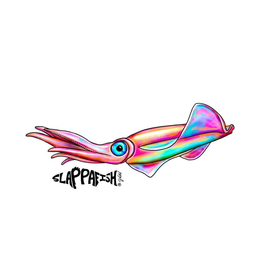 Squid Sticker 5 Inch - Etsy
