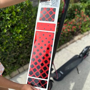 Electric Scooter Decals and Wrap Skins, Frame Protection for E Scooters ...