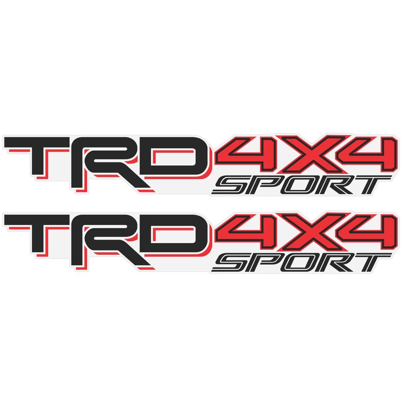 Toyota Trd 4x4 Sport Decal - Etsy