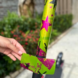 Electric Scooter Decals and Wrap Skins, Frame Protection for E Scooters ...
