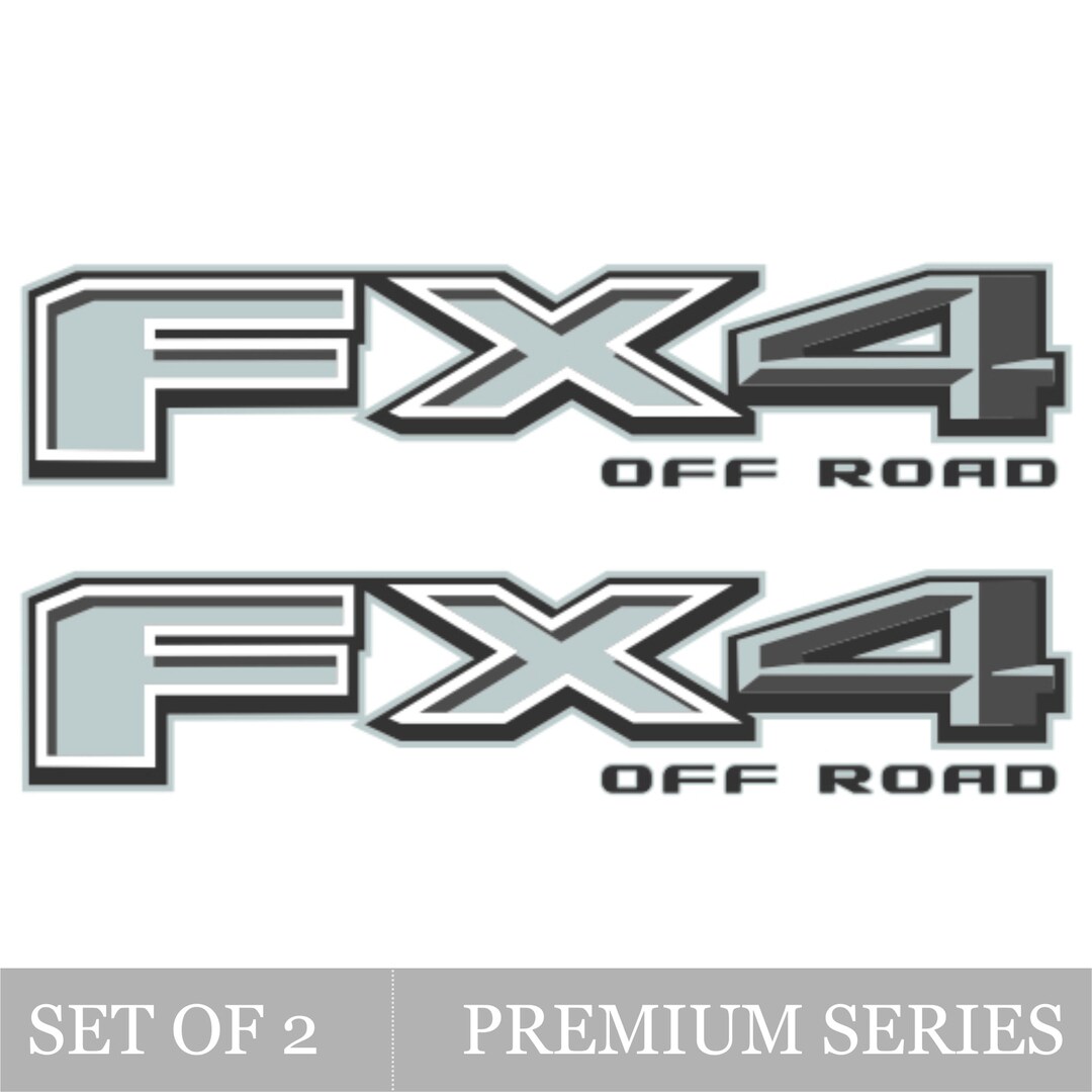 2X GOLD HOOK FX4 off Road Decals for New Model Ford F150 Truck ...