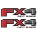 FX4 off Road Decal Replacement Sticker F150 Bedside F Truck Super Duty ...