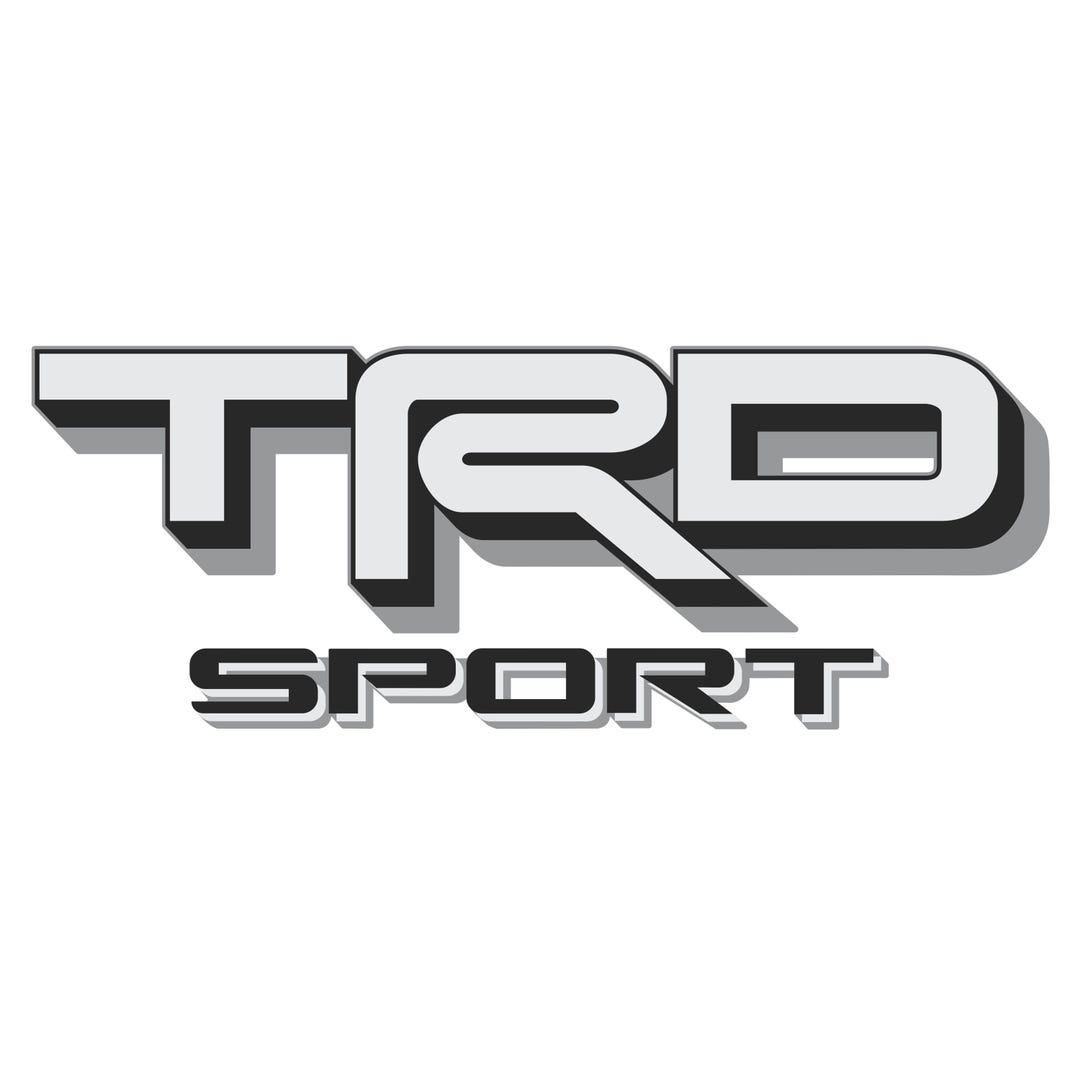 TRD Sport Decals for New Toyota Tacoma Gray, Replacement Stickers, Set ...