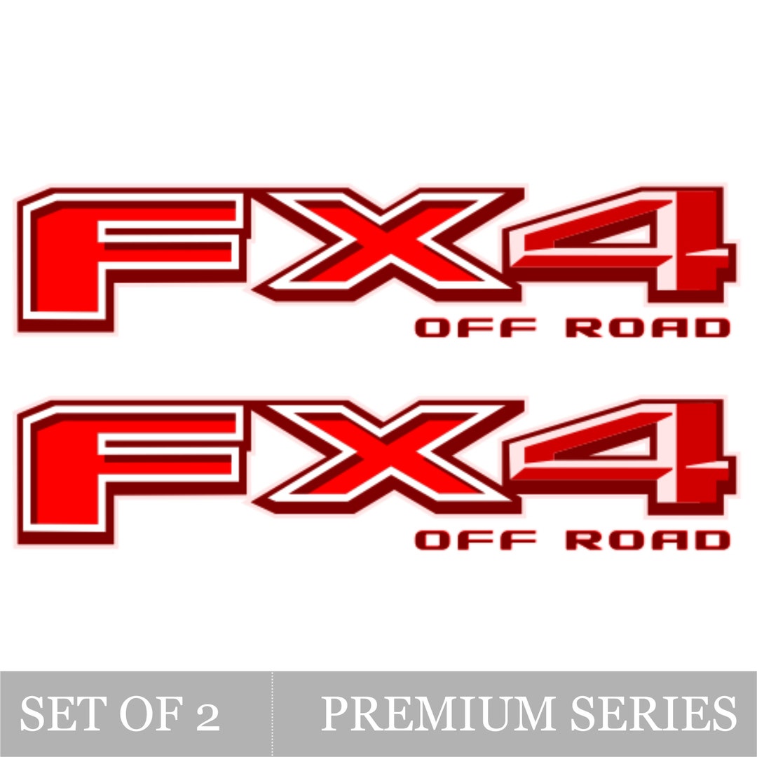 2X GOLD HOOK FX4 off Road Decals for New Model Ford F150 Truck ...