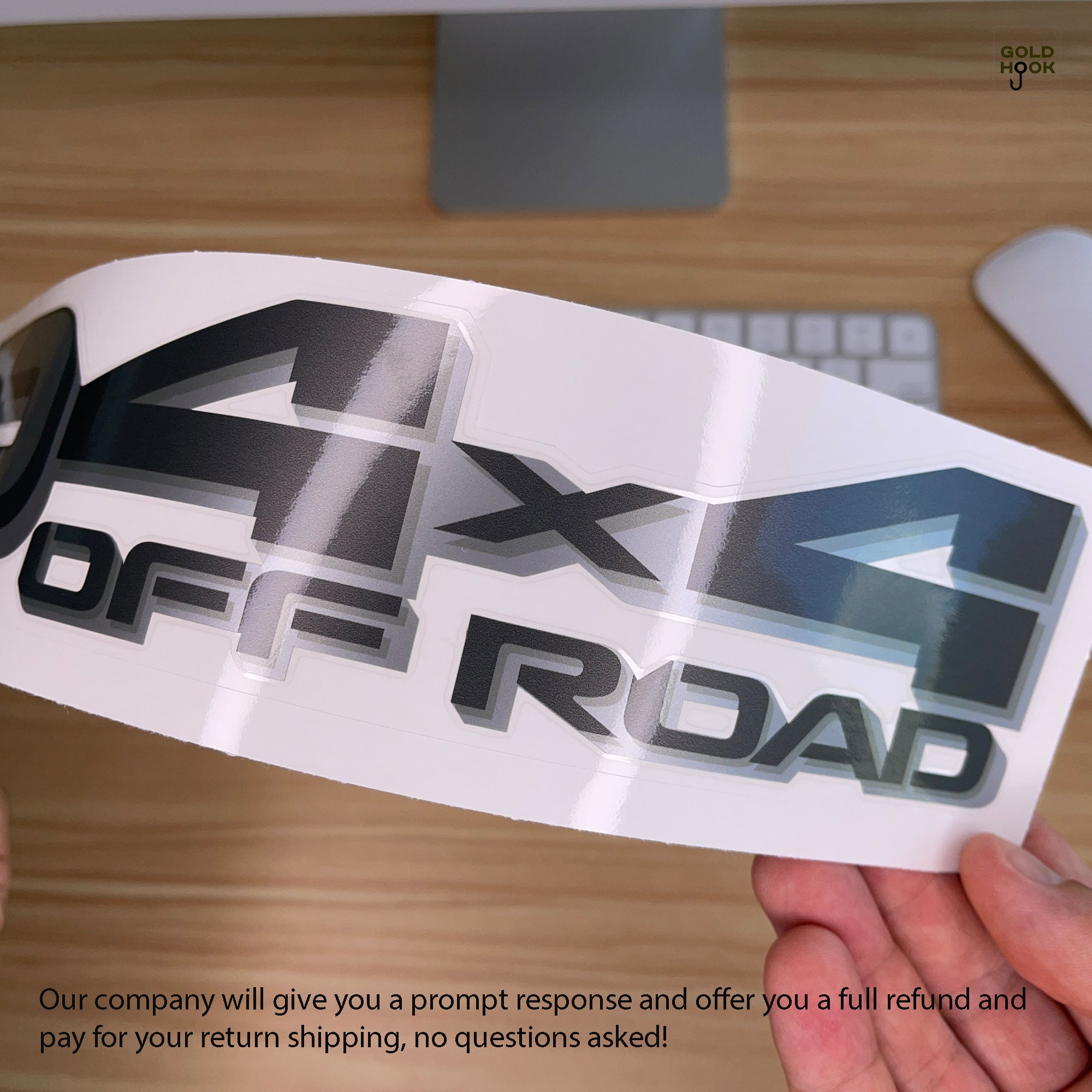 2X GOLD HOOK TRD 4x4 off Road Decals for Toyota Tundra New - Etsy