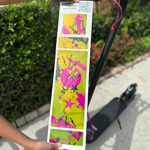 Electric Scooter Decals and Wrap Skins, Frame Protection for E Scooters ...