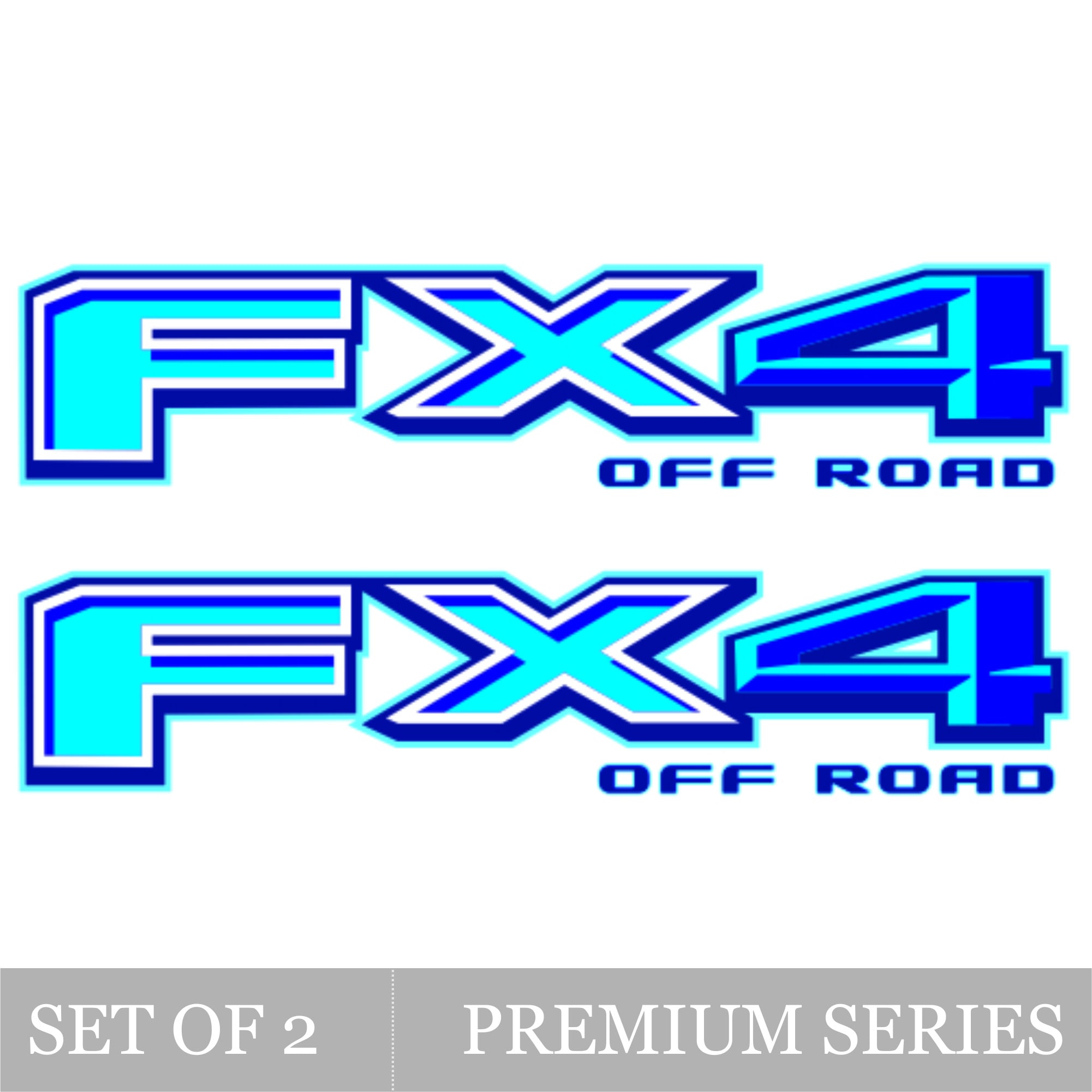 2X GOLD HOOK FX4 off Road Decals for New Model Ford F150 Truck ...