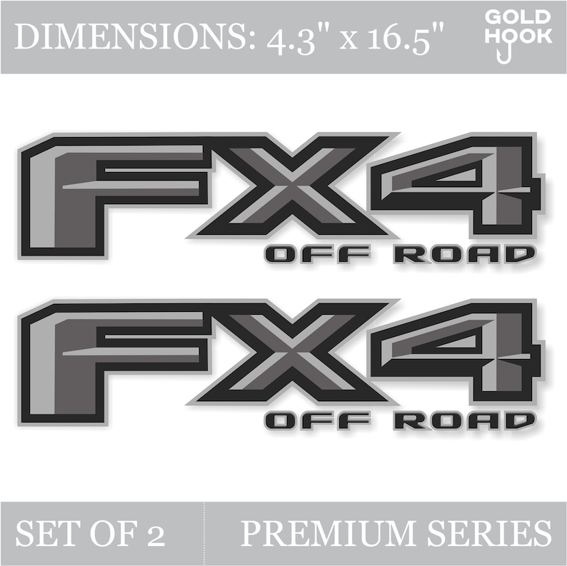FX4 off Road Decal Replacement Sticker F150 Bedside F Truck Super Duty ...