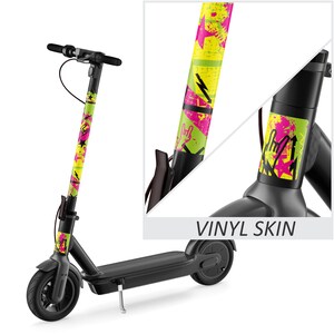 Electric Scooter Decals and Wrap Skins, Frame Protection for E Scooters ...