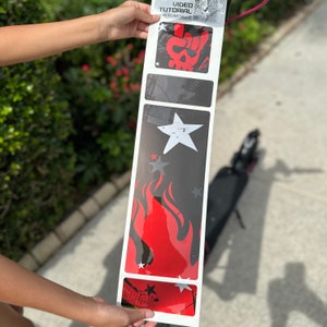 Electric Scooter Decals and Wrap Skins, Frame Protection for E Scooters ...
