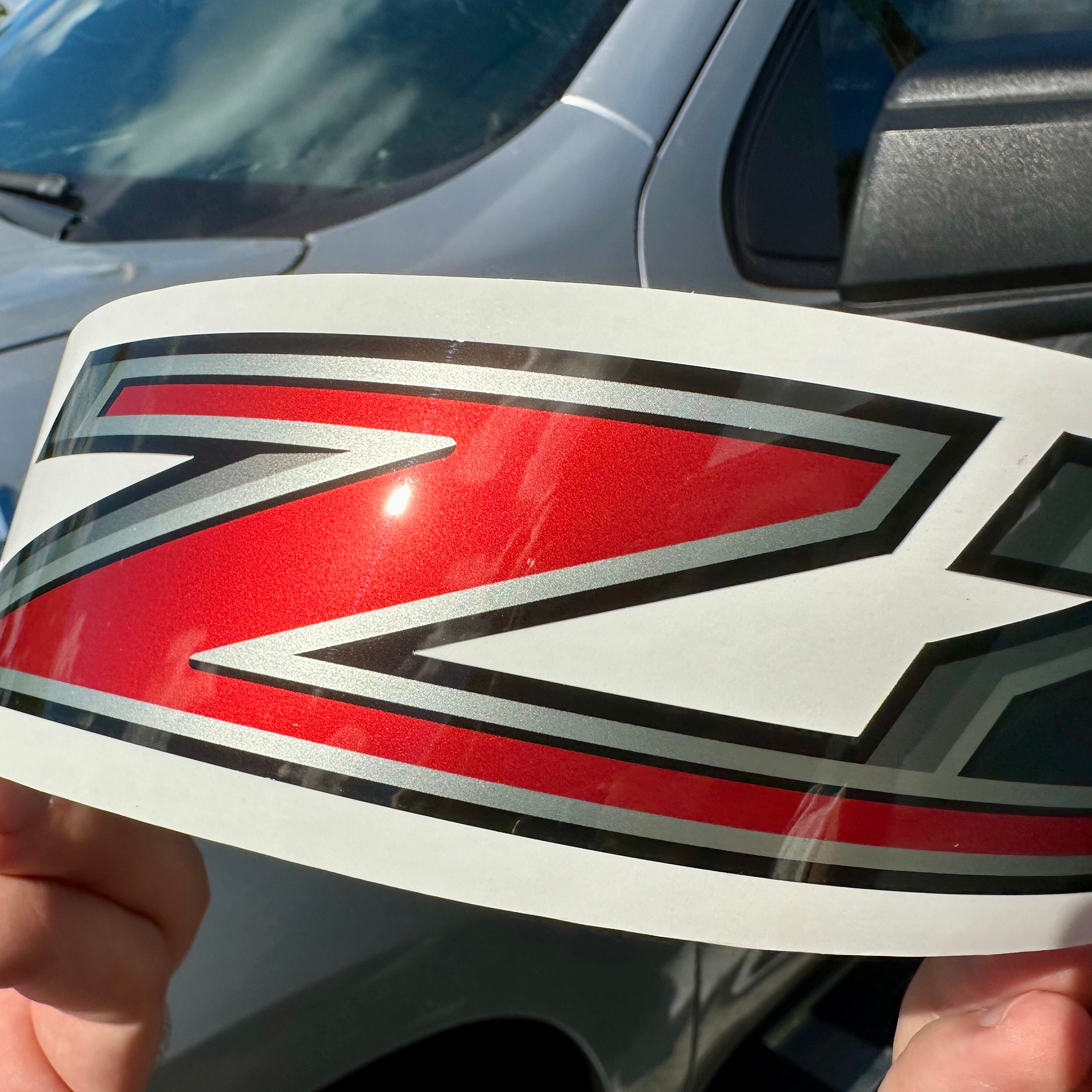 GOLD HOOK Decal for Trucks Chevy Silverado Z71 off Road Stickers F 2014 ...