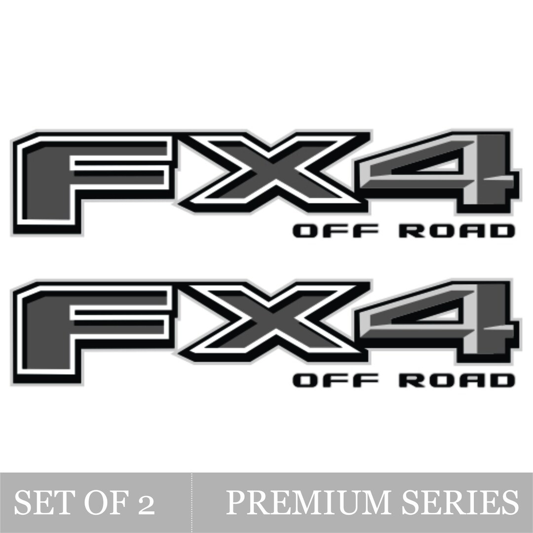 2X GOLD HOOK FX4 off Road Decals for New Model Ford F150 Truck ...